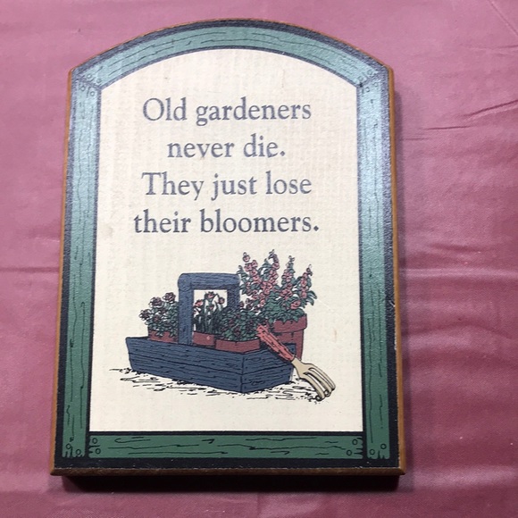 Wall Decor | Wood Gardner Sign | Poshmark